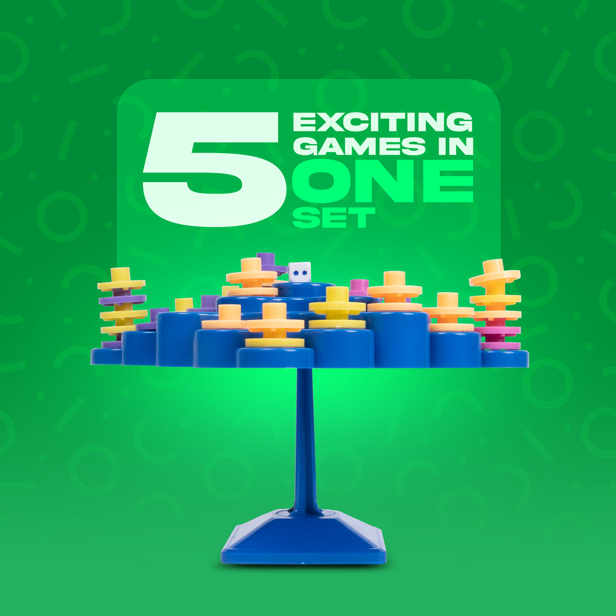 Topple Tree Board Game – 5-in-1 Fun for Kids & Families | Flyi Toys – FLYI