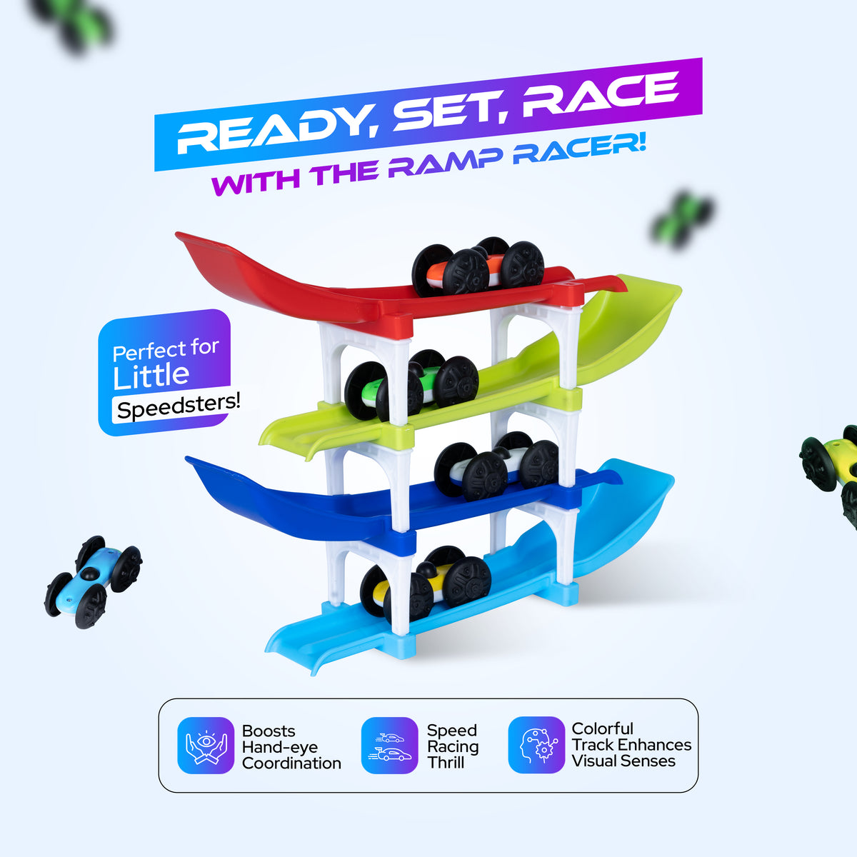 FLYI Ramp Racer Track Set – Exciting Multi-Level Racing Toy for Kids